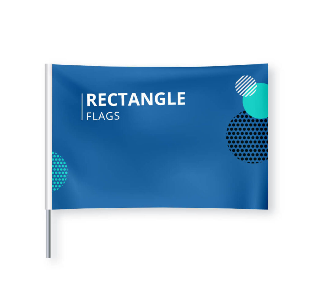 Bannerbuzz Rectangle Flags